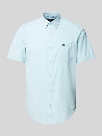 Lerros Regular Fit Freizeithemd aus Baumwoll-Mix mit Leinen-Anteil