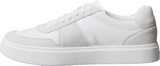 Calvin Klein Herren Classic Cups Lace Mix Emb Tongue Ym0Ym01395 Low Top, White (Triple Bright White), 44.5 EU