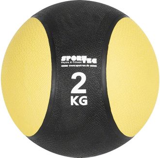 Sport-Tec Medizinball ø 19 cm, 2 kg, gelb