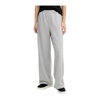 Calvin Klein Jeans Femme, Pantalons, Gris, Taille: 40 FR Pantalon en coton avec fermeture &agrave; lacets et poches