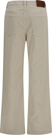 Marni Womens Corduroy Flare Pants Fog Cotton Trousers