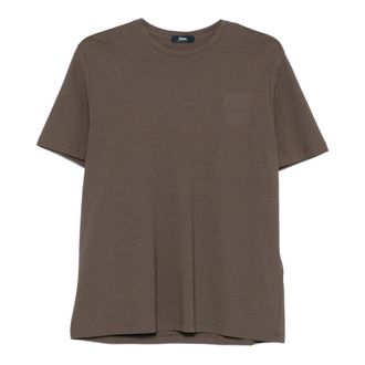 Herno 8800 Moro Tee - - Tops - Herren - Braun - 2XL