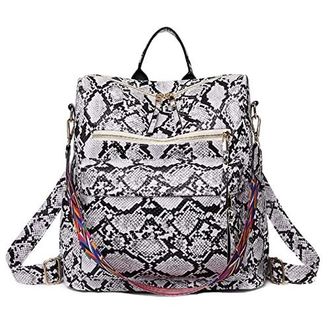 Generic Sac &agrave; dos tendance en cuir pour femme - Grand sac &agrave; dos de voyage pour femme - Sac &agrave; bandouli&egrave;re convertible - Petit sac &agrave; dos organisateur pour femme