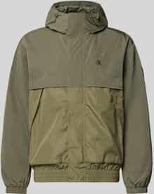 Calvin Klein Jeans Regular Fit Regenjacke mit R&uuml;ckenkoller