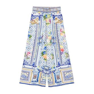 Camilla Palazzo Hose mit Grafischem Druck - - Trousers - Damen - Mehrfarbig - XS