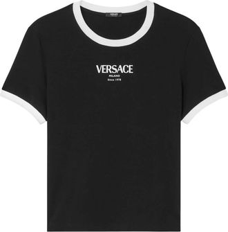 Versace Damen, Oberteile, Schwarzk, 2XSGr&ouml;&szlig;e