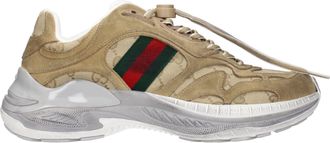 Gucci Baskets Homme Camouflage Marron