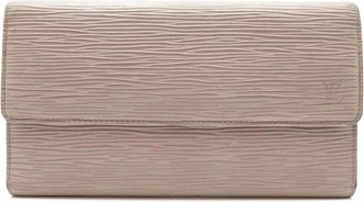 Louis Vuitton Portemonnaie - LOUIS VUITTON INTERNATIONAL WALLET IN EPI LEDER WA - Gr. unisize - in Taupe - f&uuml;r Damen