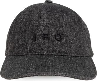 Iro Iro, Femme, Accessoires, Gris, Taille: ONE Size Greb Embroidered Cap