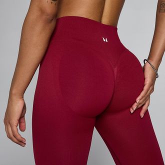 MyProtein Legging sans couture scrunch Lift MP femme - Rouge patrimoine - XXL