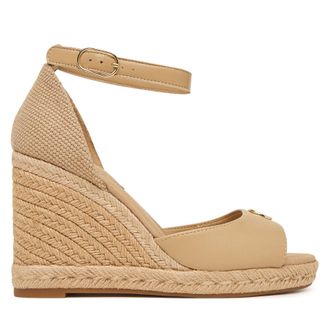 Tommy Hilfiger Espadrilles Tommy Hilfiger Plate High Wedge Espad FW0FW09517 Hellbeige