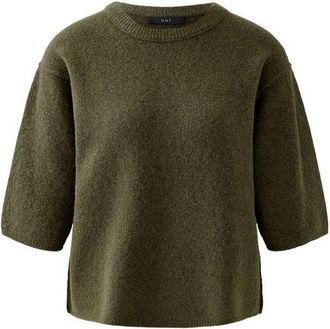 Oui Rundhalspullover Pullover