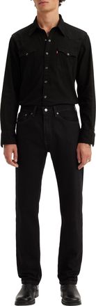 Levi's Herren 505 Regular Fit StraightJeans, Schwarz, 32W / 30L