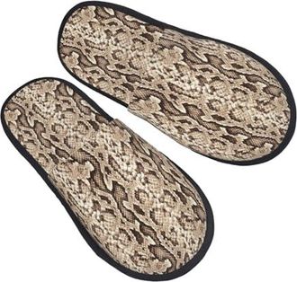 Generic Accueil Pantoufles Serpent &Agrave; Imprim&eacute; Camouflage L&eacute;gers Pantoufles R&eacute;utilisables Chaussons Pour Homme Chambre Int&eacute;rieur M