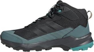 adidas Homme Terrex Skychaser AX5 Mid Gore-TEX Hiking Shoes Chaussures de randonnée, Core Black/Carbon/Pure Teal, 48 EU
