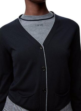 Loewe Cardigan court en laine