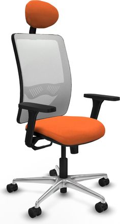 Piqueras y Crespo B&uuml;rostuhl mit verstellbaren Armlehnen Zulema, h&ouml;henverstellbare Lendenwirbelst&uuml;tze und festes Kopfteil, ausgestattet mit Sincro 3-Positionen und Schne