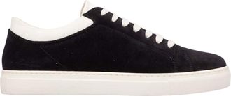 Emporio Armani EA7 - Sneaker f&uuml;r Damen, Wildleder (Blau/Wei&szlig;)