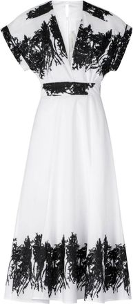 Silvia Tcherassi Laila Midikleid - Wei&szlig;