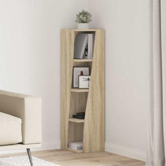 vidaXL vidaXL Meuble dangle Ch&ecirc;ne Sonoma 27,5x27x102cm Bois ding&eacute;nierie
