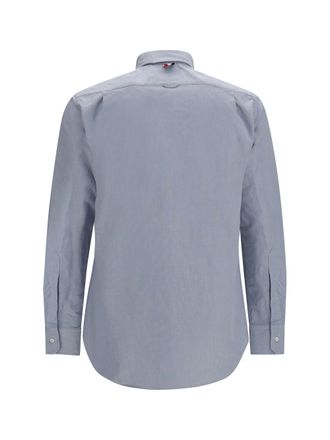 Thom Browne Mens Cotton Shirt Light Blue