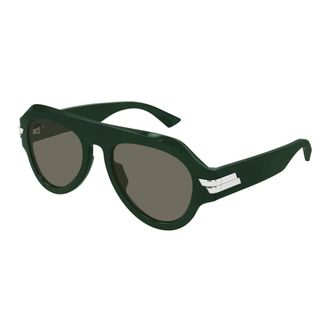 Bottega Veneta Lunettes de soleil aviateur - unisex - Accessoires - Vert - Taille: 53 MM
