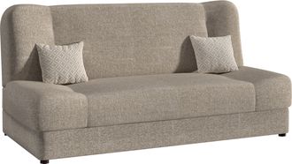 Mirjan24 Schlafsofa Jonas, Sofa mit Bettkasten und Schlaffunktion, Bettsofa, Dauerschläfer-Sofa, Schlafcouch, Materialmix, Couch vom Hersteller, Wohnlandschaft