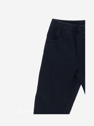 Il Gufo Boys Stretch Cotton Trousers Navy