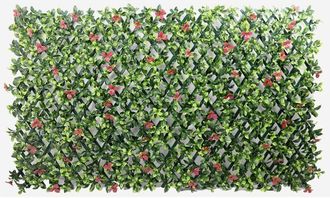 Stark K&uuml;nstliche Gartenhecke ausziehbares Spalier 200x100cm Pflanzen Salix