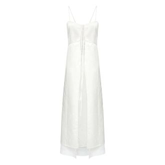 Maison Margiela Midi Kleider - - Dresses - Damen - Wei&szlig; - S