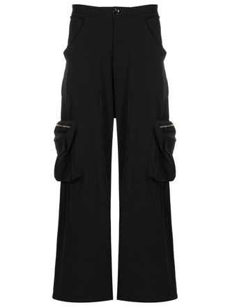 Amir Slama pantalon ample à poches multiples - Noir