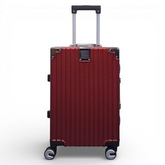 Infinity Leather Robuster Hardshell-Kabinenkoffer 36 x 24 x 56 cm Gep&auml;ck f&uuml;r Easyjet, Ryanair, Wizzair