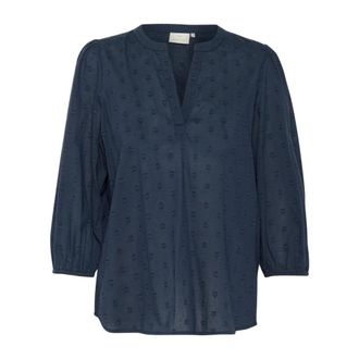Kaffe KAjollia Bluse - - Blouses & Shirts - Damen - Blau - XS