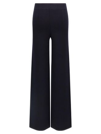 Max Mara Womens Blue Viscose Casual Pants