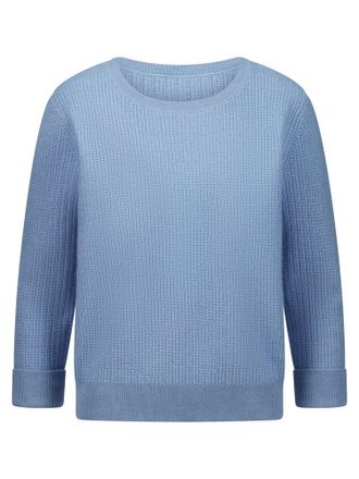 Peter Hahn Rundhals-Pullover 3/4-Arm Peter Hahn blau