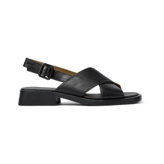 Camper Femme, Chaussures, Noir, Taille: 36 EU Flat Sandales