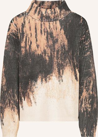 Monari Monari Pullover Mit Glitzergarn Und Schmucksteinen braun