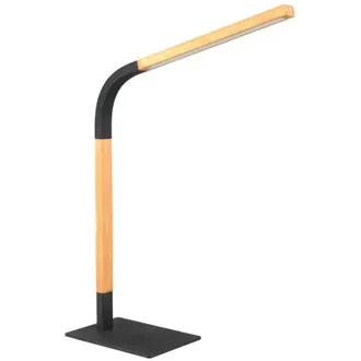 Trio Leuchten L&uacute;zete - Lampe De Table Led 7w 3000k M&eacute;tal Noir Nelson