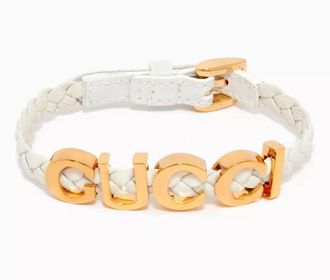 Gucci White Motif Bracelet Size S