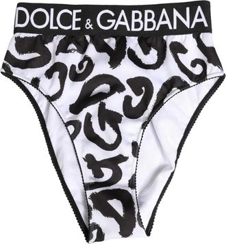 Dolce & Gabbana Femme, Sous-v&ecirc;tements, Noir, Taille: 42 FR High Brief