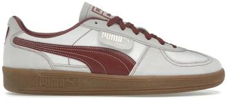 Puma Low-Top Sneaker - Puma Palermo OG Warm White Intense Red - Gr. 42,5 (EU) - in Wei&szlig; - f&uuml;r Damen