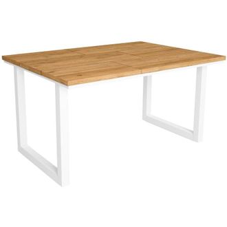 Skraut Home Skraut Home - Esstische, 6 personen, 140, Robust und stabil dank seiner Struktur und solide Beine, Ideal für Familienversammlungen, Eiche