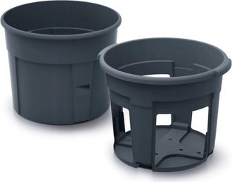 Prosperplast Kartoffelhersteller Potato Grower, Maße (mm) 295x295x236, anthrazit