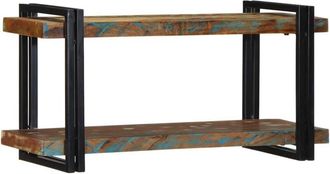 vidaXL Vidaxl - tag&egrave;re murale multicolore bois massif r&eacute;cup&eacute;ration