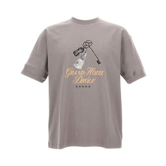 Dr&ocirc;le de Monsieur Homme, Tops, Gris, Taille: M Le T-Shirt Grand H&ocirc;tel