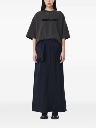 TOMBOY jupe &agrave; poches multiples - Bleu