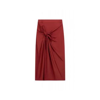 Liviana Conti Femme, Jupes, Rouge, Taille: 38 FR Lindsey Skirt