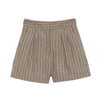 MC2 Saint Barth Aya Shorts - Femme - Shorts - Beige - Taille: 38 FR