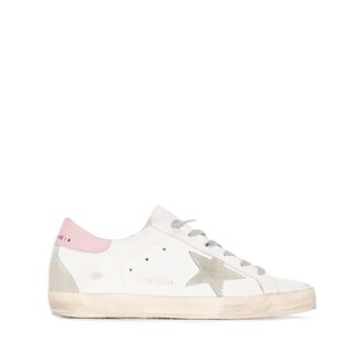 Golden Goose Femme, Chaussures, Blanc, Taille: 36 EU Super Star Baskets en Cuir