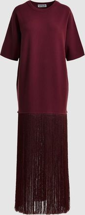 Essentiel Robe Longue Keremony Bordeaux